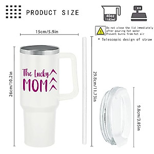 One Lucky Mom Tumblers Coffee For Boyfriend