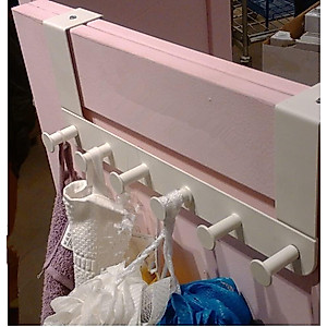 Ikea Enudden Over Door Hanger Hooks White Metal Robe Towel Belts