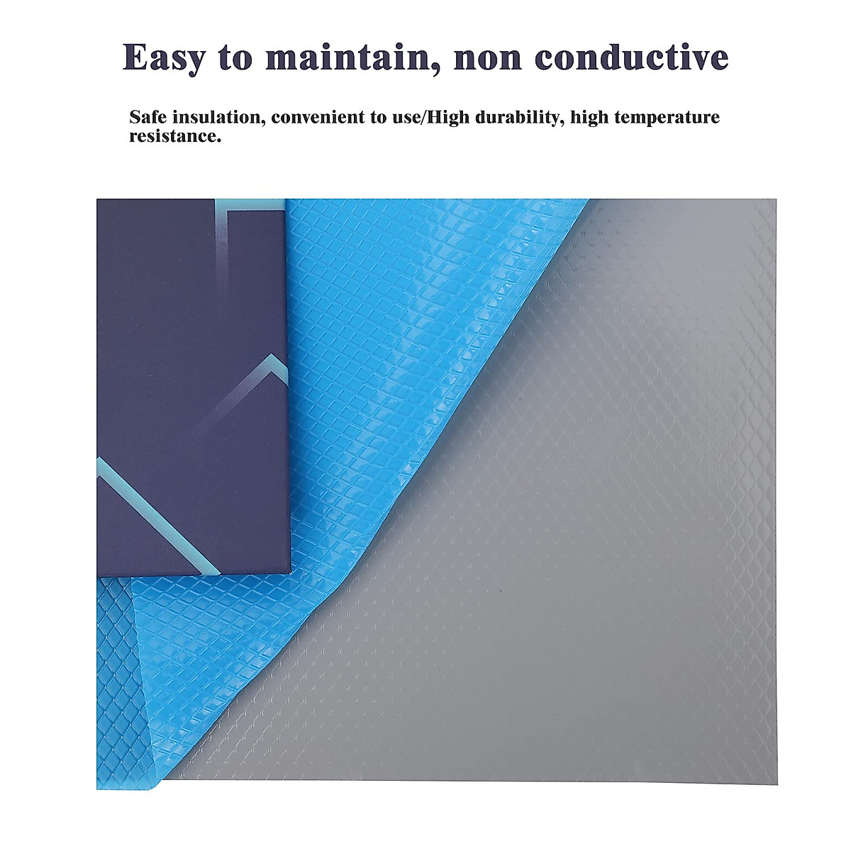 Thermalright Thermal Pad Silicone Thermal Pads 12.8 W/mK, Non Conductive Heat Resistance High Temperature Resistance for Laptop Heatsink/GPU/CPU/LED Cooler Gray (0.5mm)