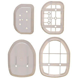 Dreambaby Retractable Baby Gate Spacers - Suitable with Baseboard Thickness .50" to .75" - Beige - Model L821