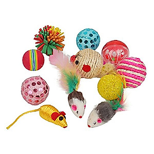 Fashion's Talk Cat Toys Variety Pack for Kitty 20 Pieces