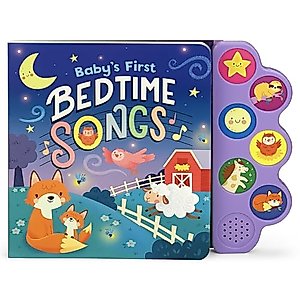 Baby's First Bedtime Songs (Interactive Children's Song Book with 6 Sing-Along Tunes)