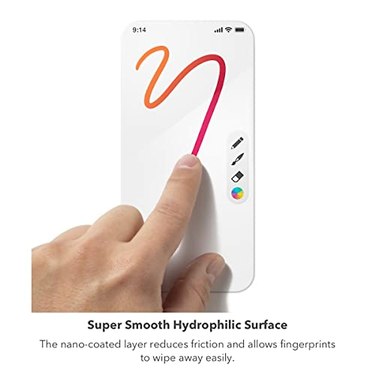 ZAGG InvisibleShield Glass Elite Screen Protector for Apple iPhone 14/ 13/ 13 Pro - 5X Shatter Protection, Anti-Fingerprint Technology, Easy to Install