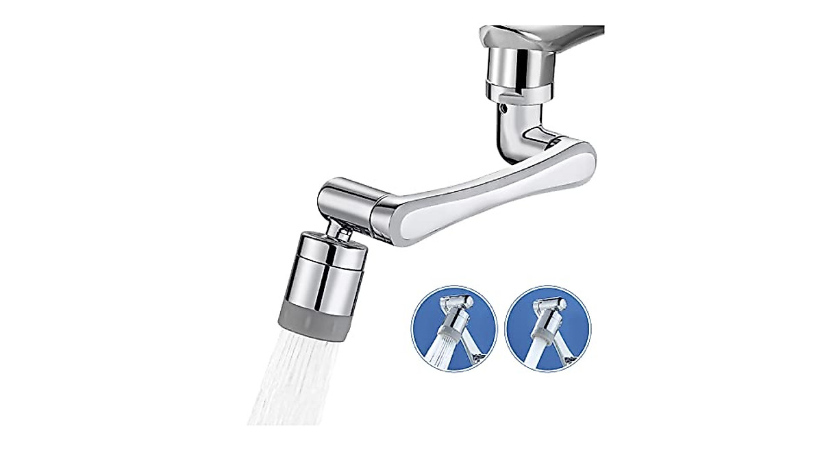 Universal Faucet Aerator with 1080° Rotating Nozzle