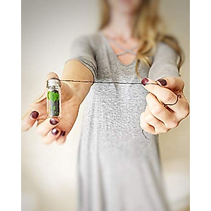 Vegan Biodegradable Bamboo Charcoal Dental Floss with Refillable Glass Container | Free Refill | Natural Candelilla Wax | 33yds x2 | Peppermint Essential Oil | Eco Friendly Zero Waste Oral Care