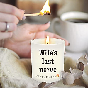 Wife Gifts from Husband - Gifts for Wife, Her, Fiance - Wedding Anniversary, Mothers Day Gifts, Birthday Gifts for Wife - Romantic Gifts Ideas - Cool I Love You Gifts for Her - Funny Scented Candle