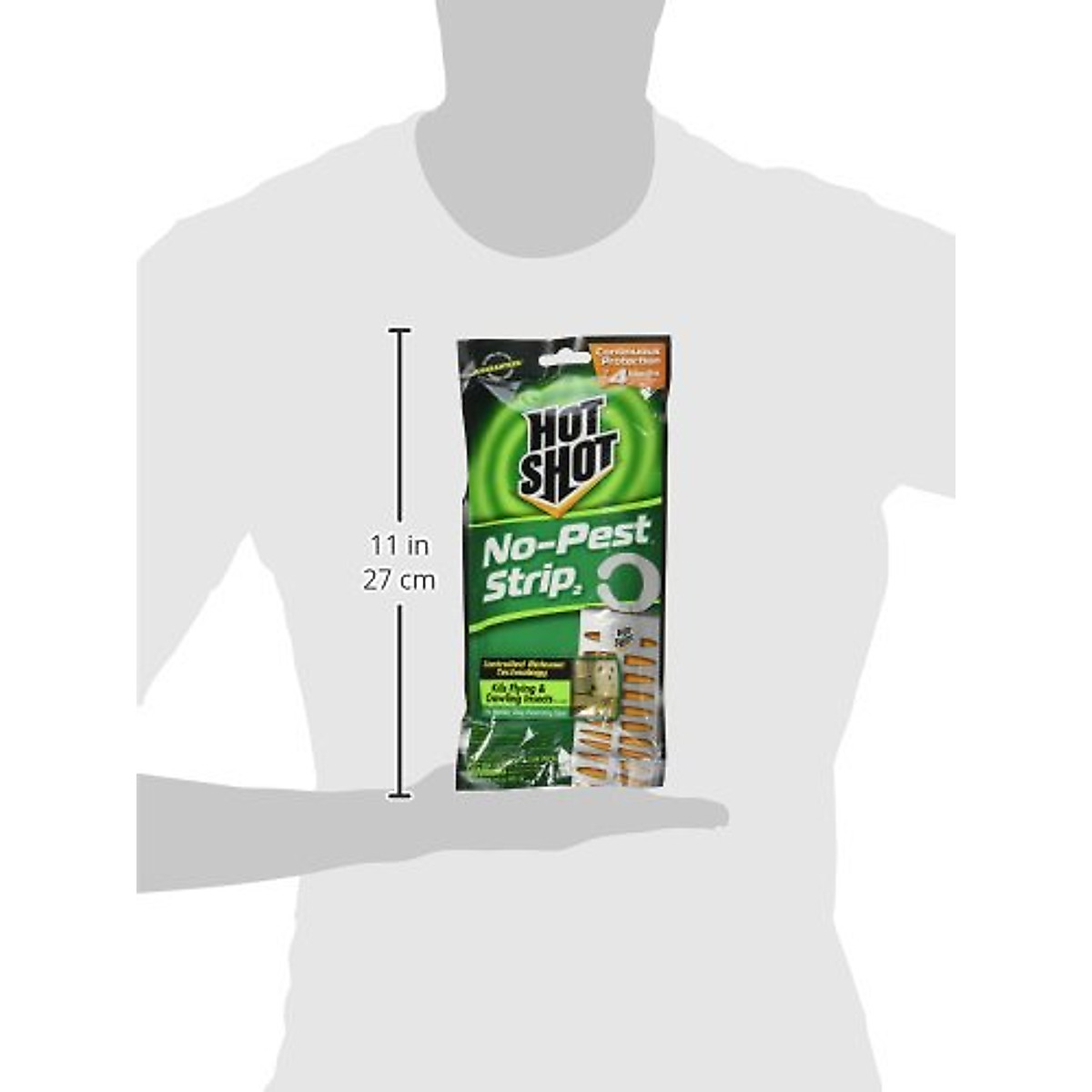 Hot Shot 100046114 No-Pest Strip, Pack of 2