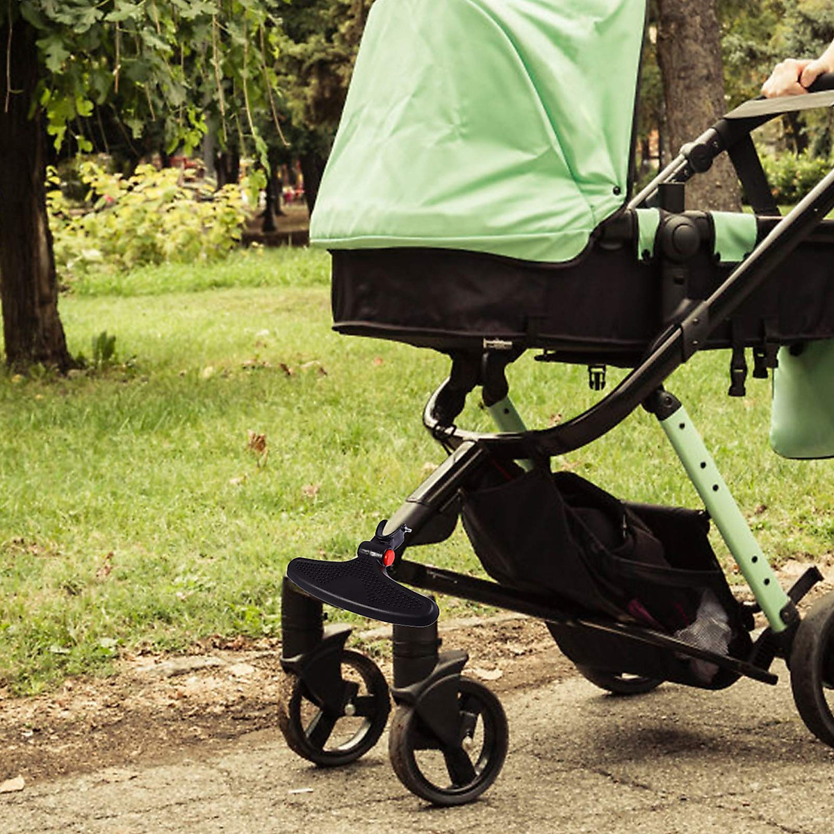 BESPORTBLE Baby Stroller Footrest Plastic Stroller Foot Rest Baby Cart Foot Rest Footboard Pram Accessory