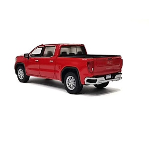 2019 Sierra 1500 SLT Crew Cab Pickup Truck Red 1/24-1/27 Diecast Model Car by Motormax 79361
