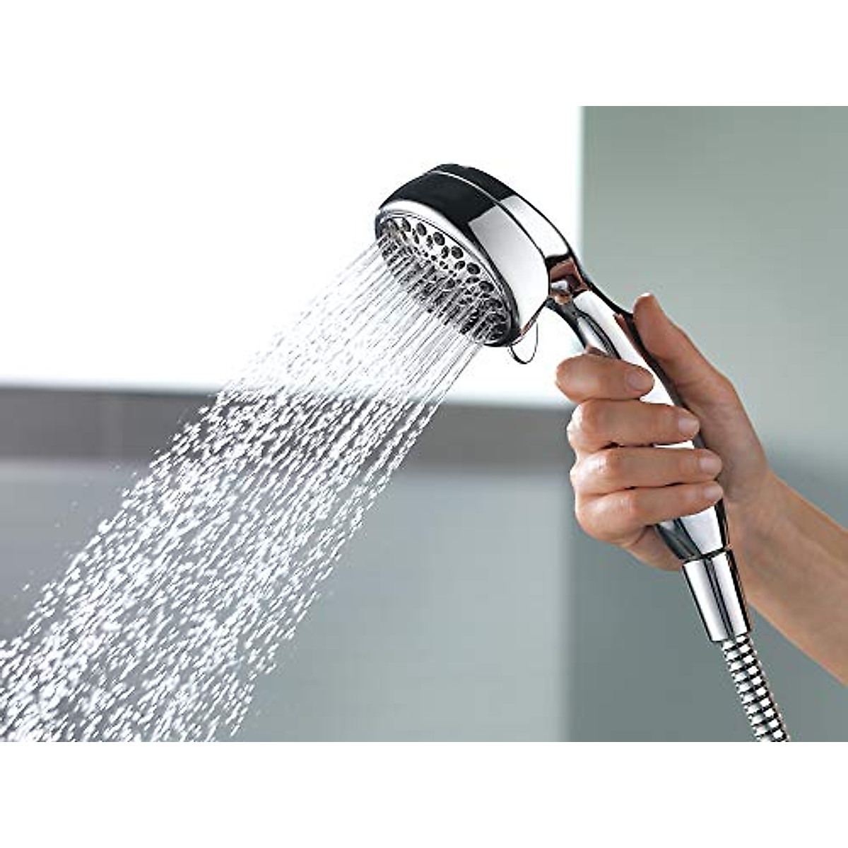 DELTA FAUCET 75701C 7-Setting Hand Shower, Chrome