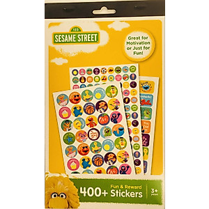 GOV Pre School Educational Portable Desk with Playskool Flash Cards, Markers, Crayons, Sesame Street Work Books and Reward Stickers