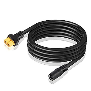 PNGKNYOCN DC 8mm to XT60 Power Cable 14AWG DC 8mm Female to XT60 Female Adapter Cable for Solar Panel Portable Power Station Solar Generator（1.5M/4.9Ft）