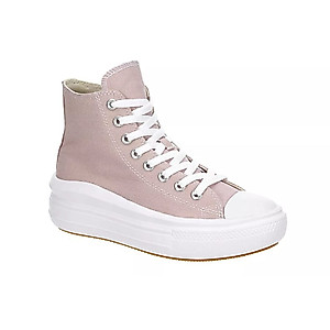 Converse Unisex Chuck Taylor All Star High Top Platform Sneaker - Stone Mauve/Pink/White 11