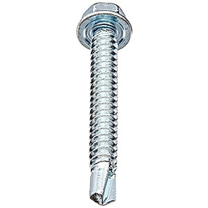 The Hillman Group 560384 100PC 1/4-14X2 HWH Screw, No Size, zinc