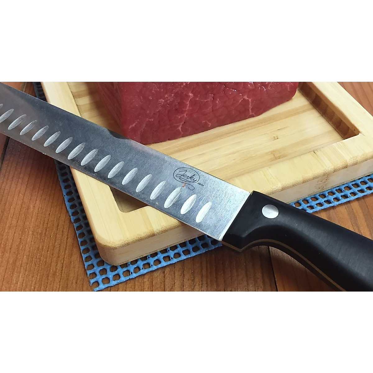 Professional Meat Cutting Knife - the Ultimate 100% Steel Slicing Knife - Slice Meat Like the Pros (14")