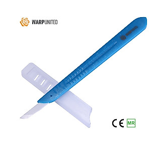 4-Pack Betor Ceramic Scalpel Knife No. 11, 12, 17, 23 MRI Safe with Safety Cap Non-Ferrous