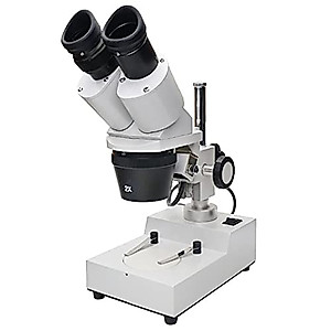 Binocular Stereo Microscope Industrial Stereo Microscope Top LED Illumination Mobile Phone PCB Soldering Repair Tool (Color : OneColor, Size : 20X and 40X)