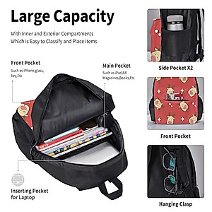 MAINI Game Backpack Cartoon Backpack 3-Piece School Bag With Lunch Bag And Pencil Box For Teen Children