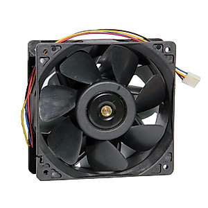 Delta QFR1212GHE 12VDC 2.7A 120x120x38mm 4-Pin Brushless Cooling Fan for Antminer s19 S9 L3+ High Airflow PC Case Mining Cooling Fan 6000RPM