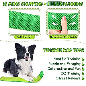 Letsmeet Squeak Dog Toys Stress Release Game for Boredom, Dog Puzzle Toy IQ Training, Snuffle Toys Foraging Instinct Training Suitable for Small Medium and Large Dogs