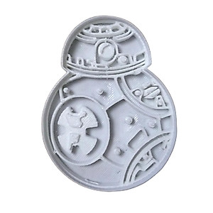 INSPIRED BY BB8 STAR WARS MOVIE THEME ROBOT DROID CHARACTER COOKIE CUTTER MADE IN USA PR462