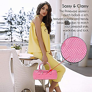 Primeware Wine Clutch Bag Thermal Insulated Wine Carrier Tote Holds Red and White Wine 750 Milliliter Bottle Includes Portable Waiter Style Corkscrew