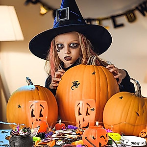 136Pcs Halloween Party Favors-Halloween Toys Assortment for Kids-Mini Candy Cauldron Kettles with Halloween Toys in Bulk-Trick or Treat, Goodie Bags Stuffers, Carnival Prizes, Party Supplies