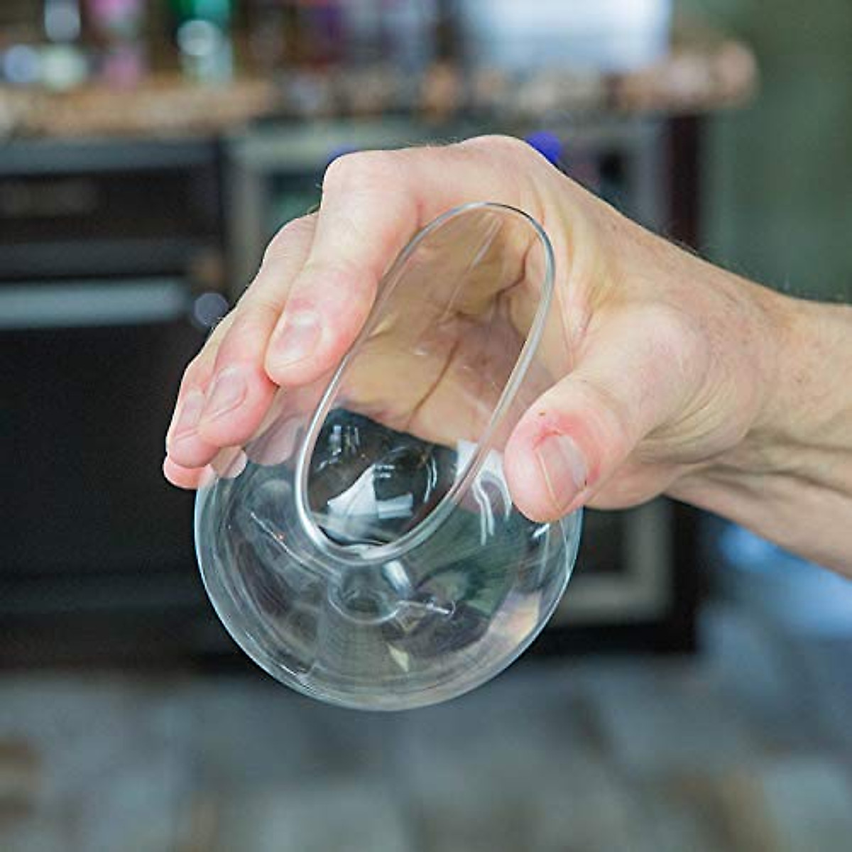 Guzzle Buddy 2GO Unbreakable Tritan Plastic Wine Bottle Glass, It Turns Your Bottle Into Your Glass, Liquid Therapy