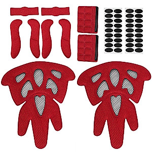 SUNGOOYUE VGEBY Helmet Lining, 2 Set Universal Helmet Pads Replacement Sponge Padding Kit for Bicycle Electric Car