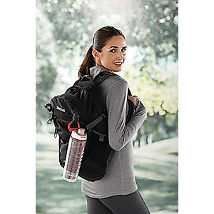 Oster MyBlend Pro Series Personal Blender with Condensation Free Bottle, Travel Clip and 4 Reusable Straws, Red, BLSTPB2-WRD