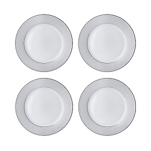 Mikasa Percy 20-Piece Porcelain Dinnerware Set, Service for 4, Grey