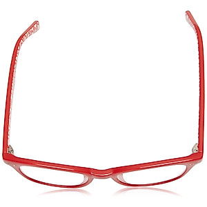 Kate Spade New York Women's Rebecca2 Rectangular Reading Sunglasses, RED LMBRJ, 49 mm + 2.5