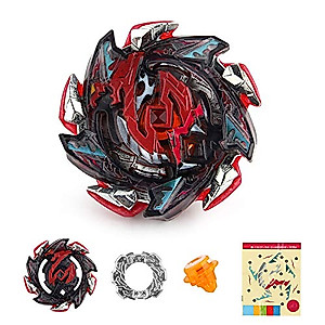 MECHGYRO Sword Launcher Lr Blade Blades Set Metal Fusion Bay BurstGyro Booster B-113 Hell Salamander.12.Op Bey Battling Top Toys Left and Right Launcher Grip Bay Blades 8-12 Boys' Gift Gaming Top Toy