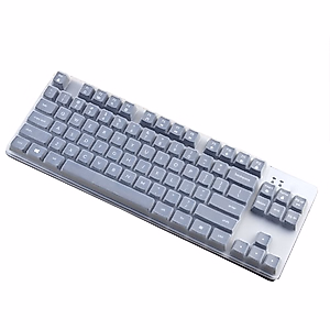 Dust-Proof Silicone Keyboard Skin Cover Compatible for Logitech G413 TKL SE Mechanical Gaming Keyboard (Clear)