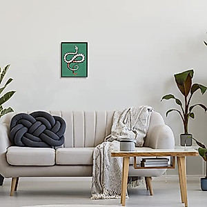 Stupell Industries Flexible Viper Symbol Snake Reptile Vivid Portrait, Design by Grace Popp