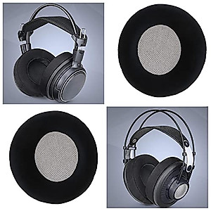 Pair of Replacement Soft Velour Headphones Earpads Cover Cushions Compatible with AKG K701 K702 Q701 Q702 K601 K612 K712 Headset Ear Cushion Repair Parts