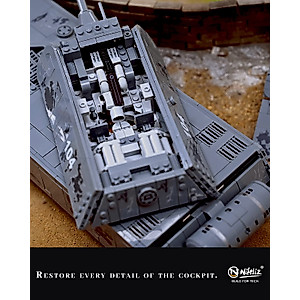 Nifeliz WW2 Military Panzer VIII Maus MOC Building Blocks and Engineering Toy, Adult Collectible Model Tanks Kits to Build, Boy Toys for Christmas and Birthday Gifts, New 2023 (2300 Pieces)