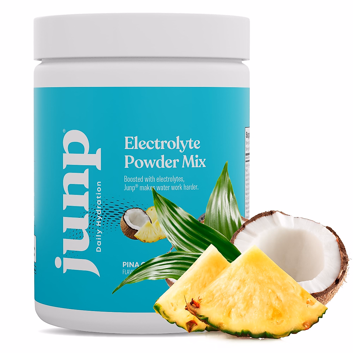 JUNP Electrolytes Powder No Sugar No Carbs – Pina Colada Coconut Pineapple Keto Electrolyte Drink Mix - Potassium & Salt Hydration Powder Electrolytes - Zero Calorie Sugar Free Electrolyte Powder 90ct