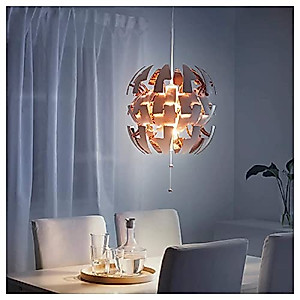IKEA Pendant lamp, White, Copper Color