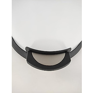 Ready Covers Premium Steel Garbage Trash Can Wastebasket + Built in Compression System + Inner Liner and Foot Pedal - White (40L/13Galloon)