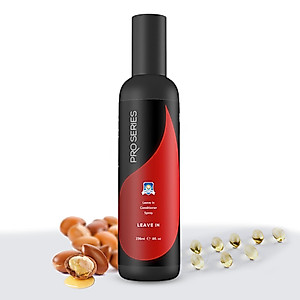 Pro Series Leave In Conditioner Spray 8oz - Daily Hair Care Treatment, Heat Protectant, Anti-Frizz, Moisturizes, Detangles & Restores Damaged Hair for Healthy & Smooth Lace Wig, Toupee & Hair Systems