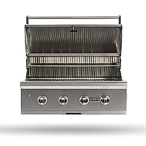 Coyote C-Series 36-Inch 4-Burner, Built-in Natural Gas Grill - C2C36NG