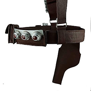 Mandalorian Belt Holster Adult Cosplay Costume Men Pouches Halloween Accessory (M belt)