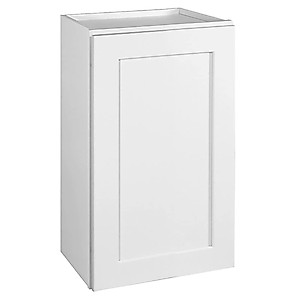 Design House 543124 Brookings Unassembled RTA (Ready-to-Assemble) Shaker Style Wall Kitchen Cabinet, 21x36x12, White