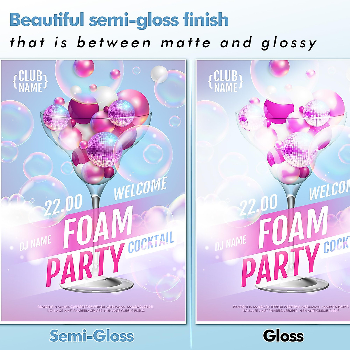 Koala Semi-Gloss Photo Paper 8.5X11 Inches 100 Sheets for Inkjet and Laser Printers Use DYE INK 48LB 180gsm Professional Paper