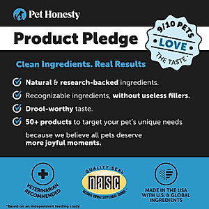 Pet Honesty Cat Multivitamin Chews + Omega 3 Fish Oil Supplement for Dogs & Cats - Cat Treats for Health, Immune, Joint Support, Skin & Coat, Digestion, and Overall Wellness | Chicken (30-Day Supply)