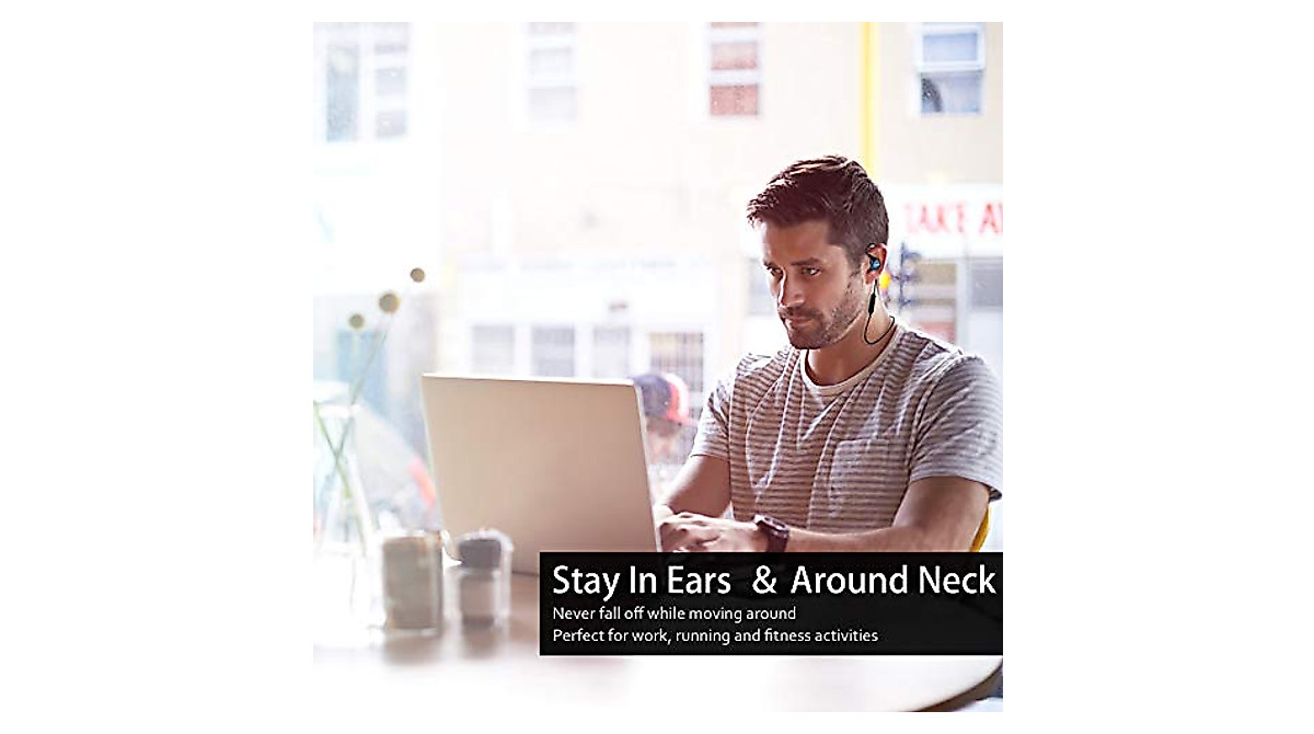 MOXKING Wireless Sport Earbuds | IPX6 Waterproof, 9H Play