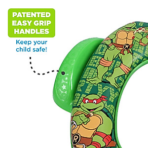 Nickelodeon TMNT "Half Shell" Soft Potty Seat and Potty Training Seat - Soft Cushion, Baby Potty Training, Safe, Easy to Clean