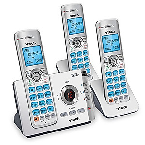 Vtech Cordless Phone with 3 Handset and Answering System, Caller ID, Call Waiting and Connect to Cell