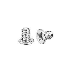 Tool parts M1.4x2mm Laptop Computer Screws 2.5mm Dia Head Screw Silver Tone 50pcs